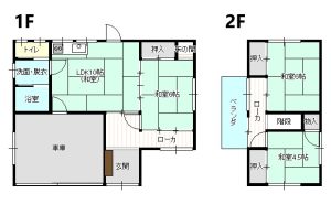 【値下げ】愛南町城辺 売戸建て住宅 3LDK 498万円 城辺小・中学校近くで津波浸水想定区域外の車庫付きの売家 空き家バンク登録物件 | 有限会社千寿 不動産部ホームページ